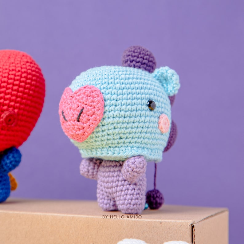 Baby MANG BT21 Amigurumi Crochet Pattern PDF - Etsy