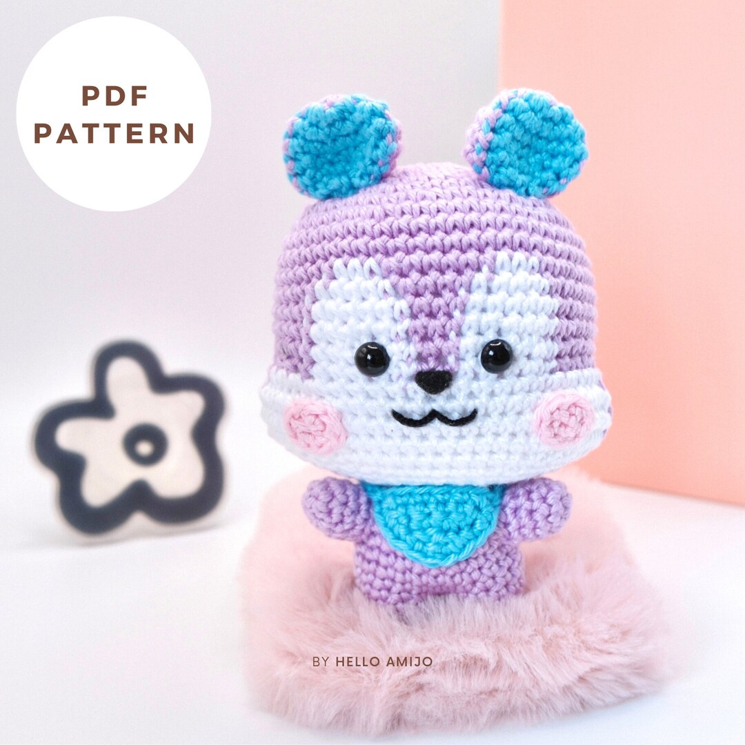 Baby MANG Without Mask BT21 Amigurumi Crochet Pattern PDF - Etsy