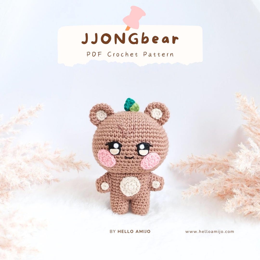 Jjongbear Aniteez Amigurumi Crochet Pattern PDF - Etsy
