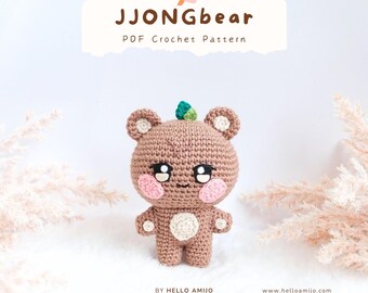 ATEEZ Aniteez Jjongbear KPOP Eng PDF Crochet Pattern - Etsy