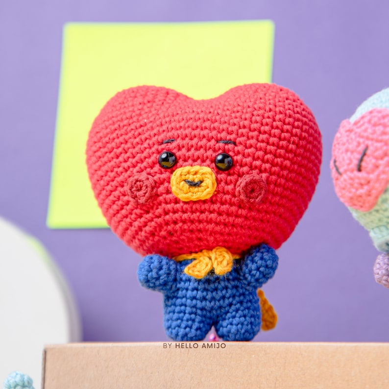 Baby TATA BT21 Amigurumi Crochet Pattern PDF - Etsy