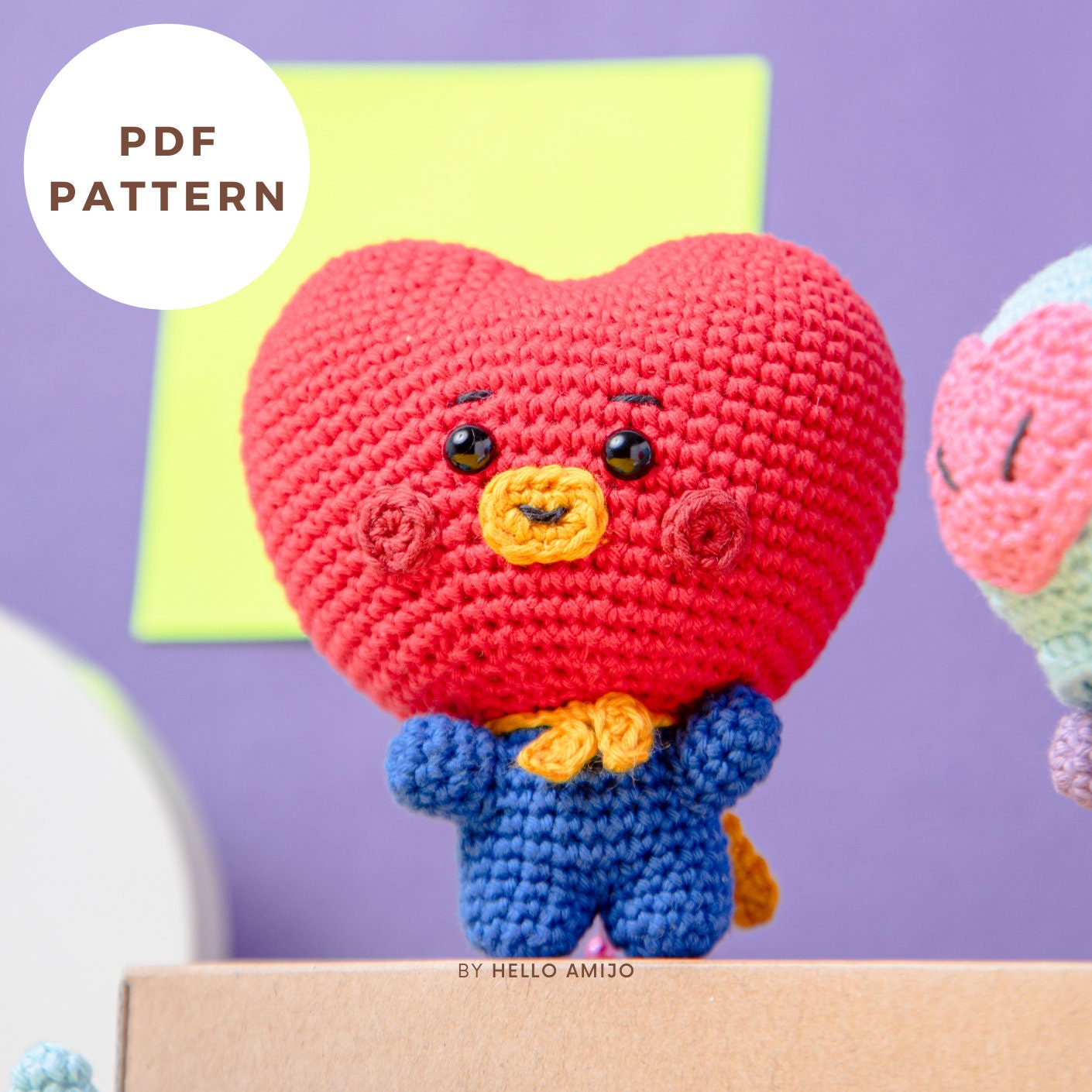 Baby TATA BT21 Amigurumi Crochet Pattern PDF - Etsy Singapore