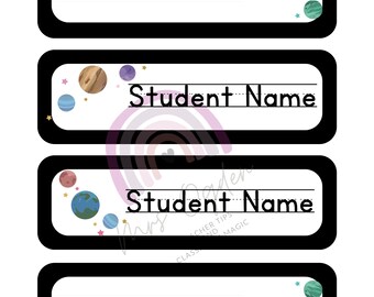 Space Name Plates - Etsy