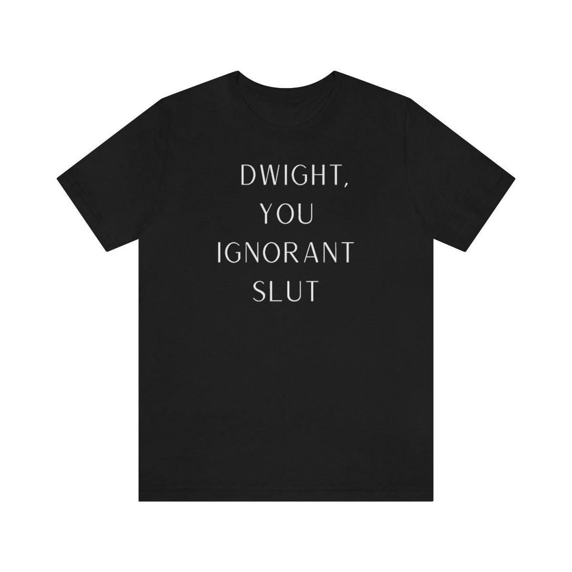 Dwight You Ignorant Slut Tee the Office Tee Shirt Funny the - Etsy