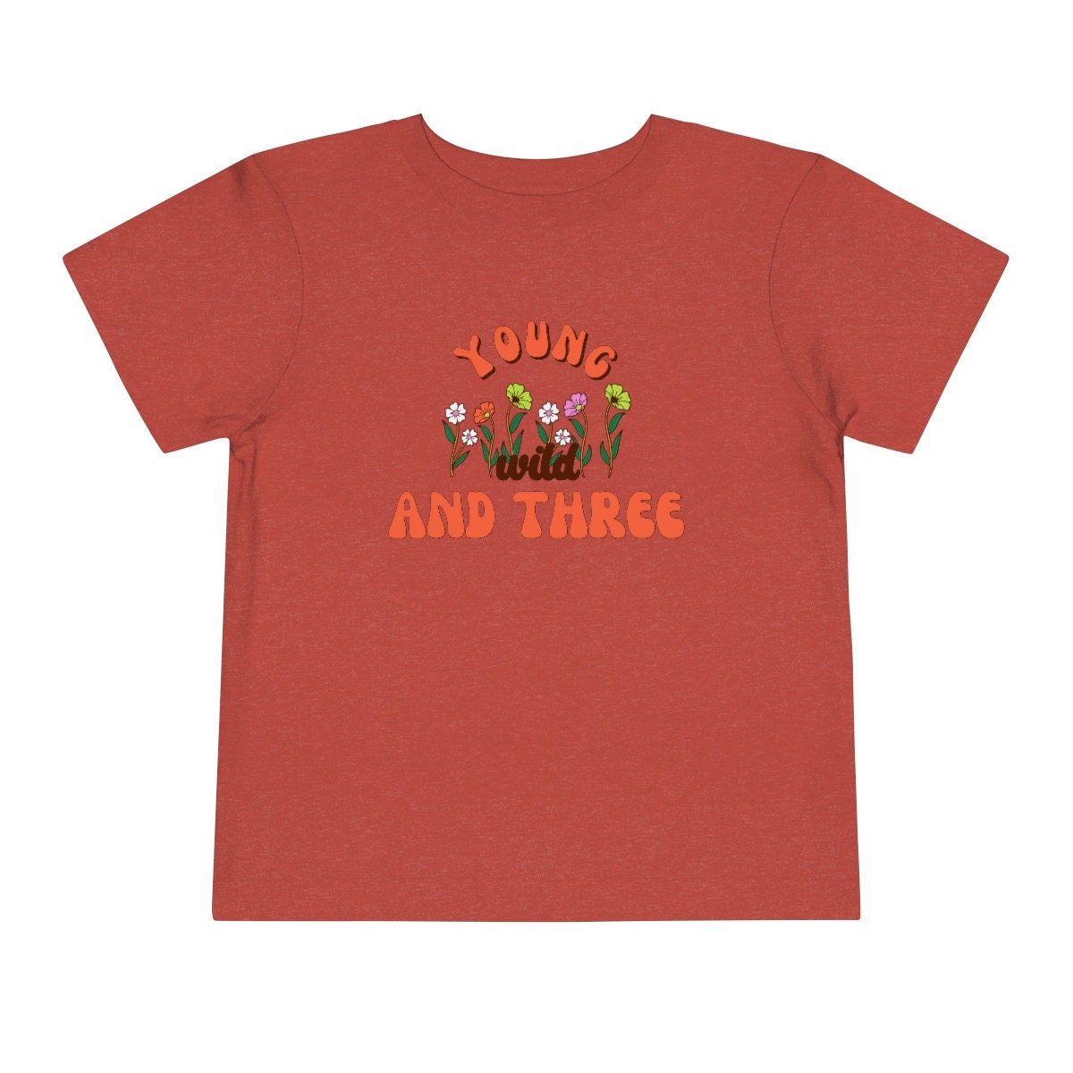 Young Wild and Three Shirt 3rd Birthday Girls Tee Birthday T-shirt for ...
