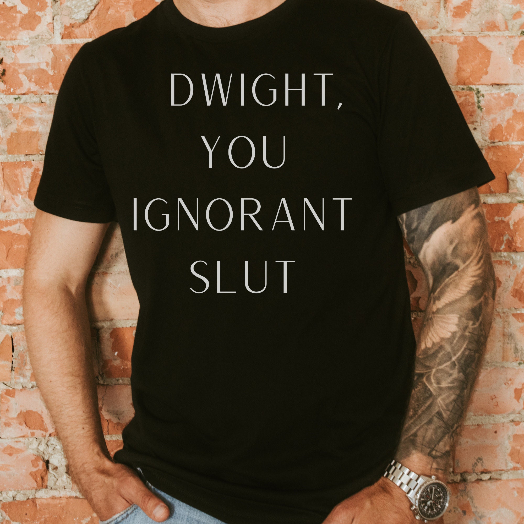 Dwight, You Ignorant Slut Tee, the Office Tee Shirt, Funny the Office ...