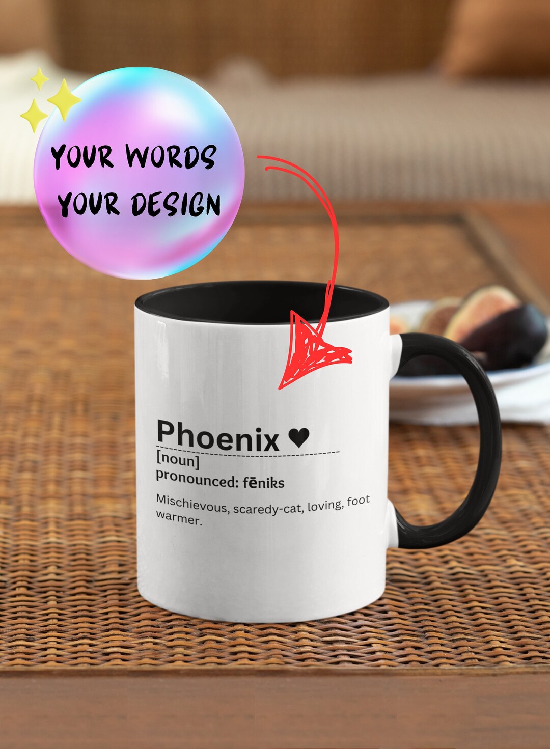 Personalized Name Definition Mug, Unique Personalization Name Coffee Mug With Custom Definition ...