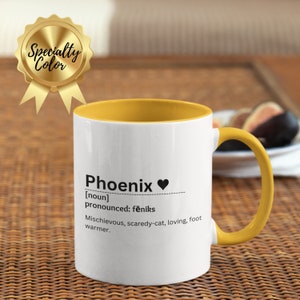 Personalized Name Definition Mug, Unique Personalization Name Coffee Mug With Custom Definition ...