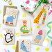Elephant Mini Card Illustrated Cute Card Kids Mini Birthday Card Fun ...