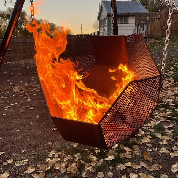 Hanging Fire Pit - Etsy