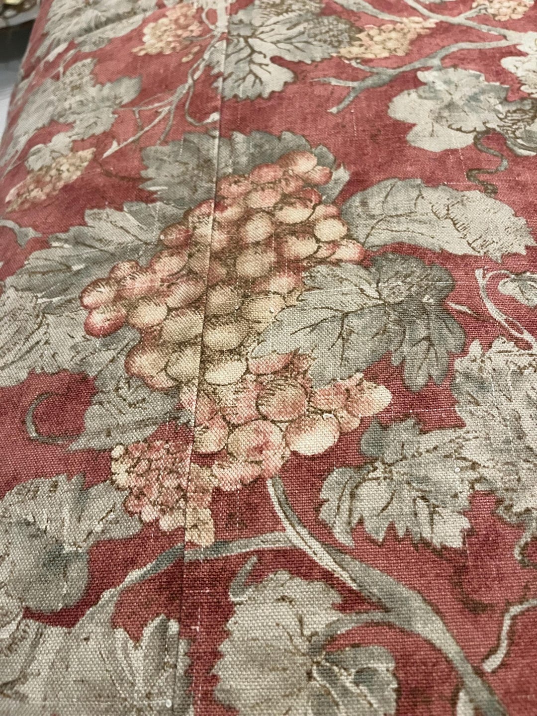 Peacock Alley Duvet Cover FULL QUEEN Sonoma Grapevine Rust Green Cotton ...