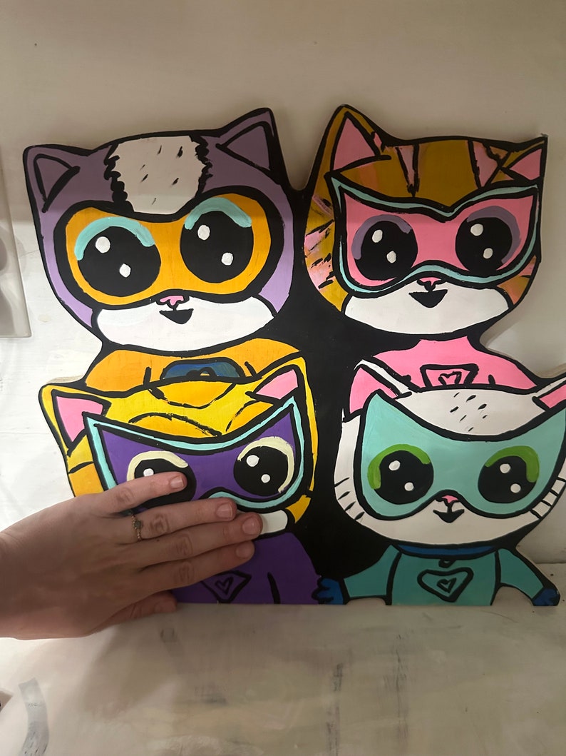 Super Kitties Sign - Etsy