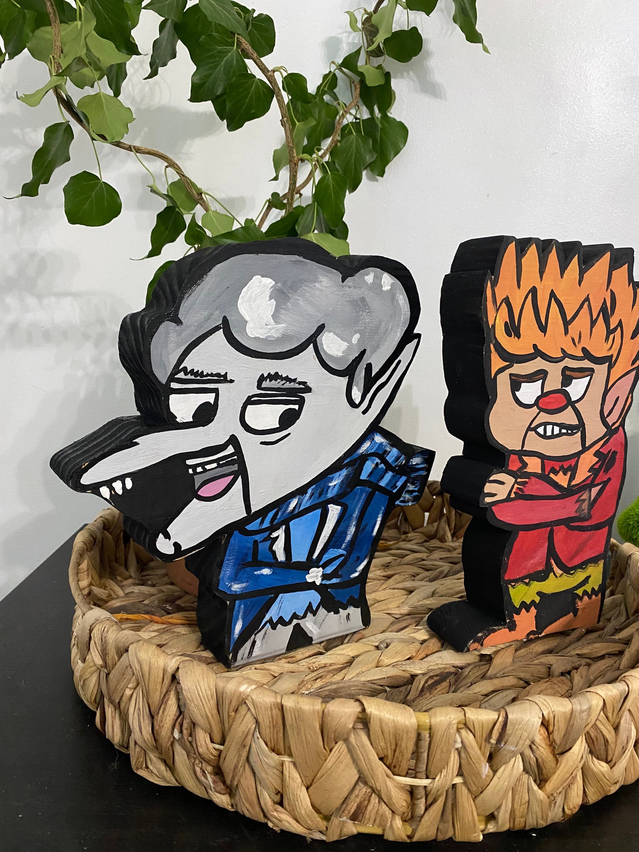 The Heat Miser and the Snow Miser Inspired Decorations - Etsy