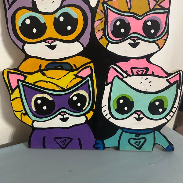 Super Kitties Birthday Decor - Etsy