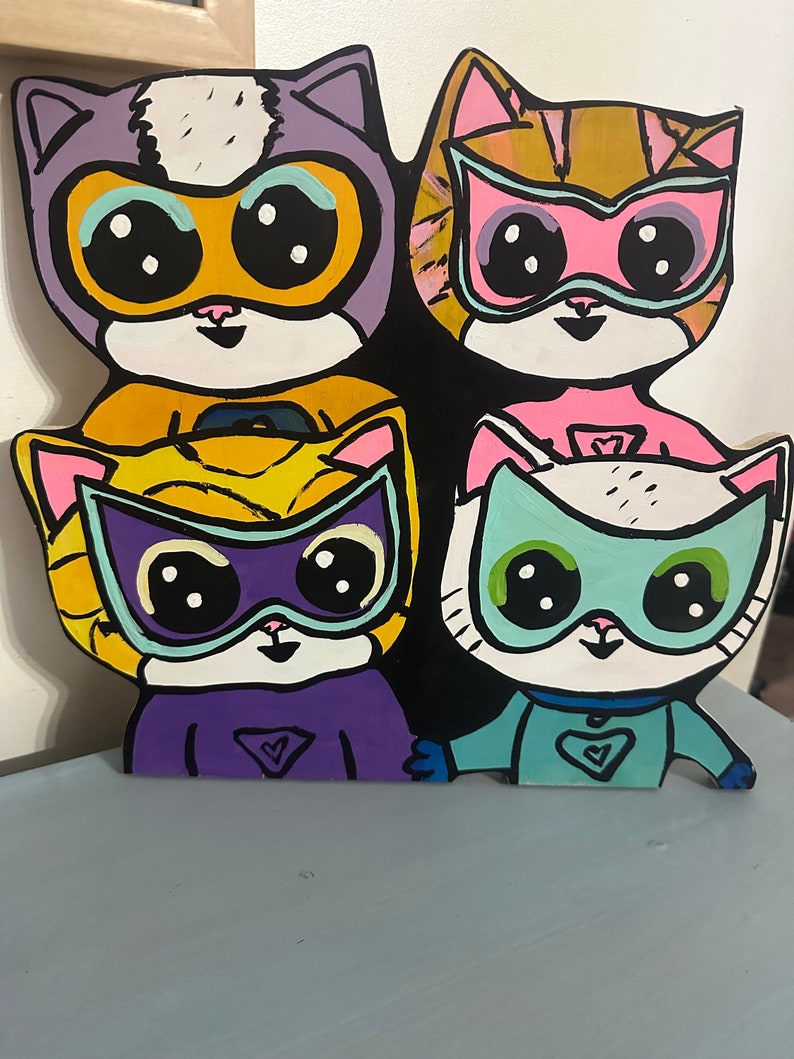 Super Kitties Sign - Etsy