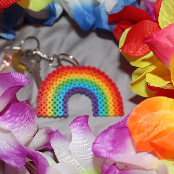 Rainbow Perler Bead - Etsy