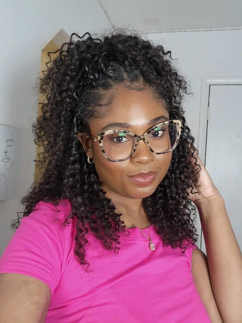 Double Drawn Feather Crochet Hair Extension Water Wave Human Hair - Etsy