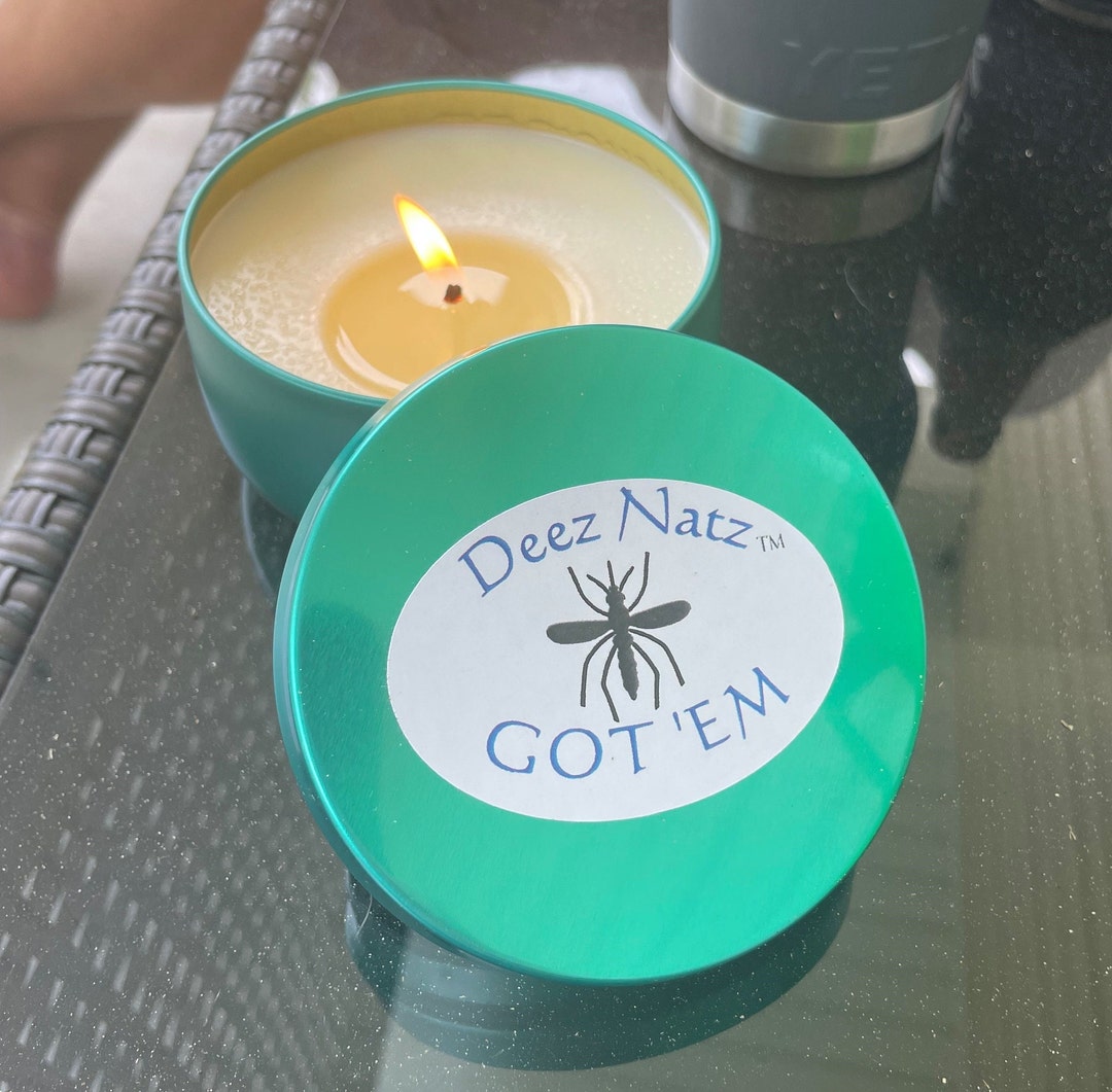 Deez Natz All-natural Outdoor Bug Repellent Candle - Etsy