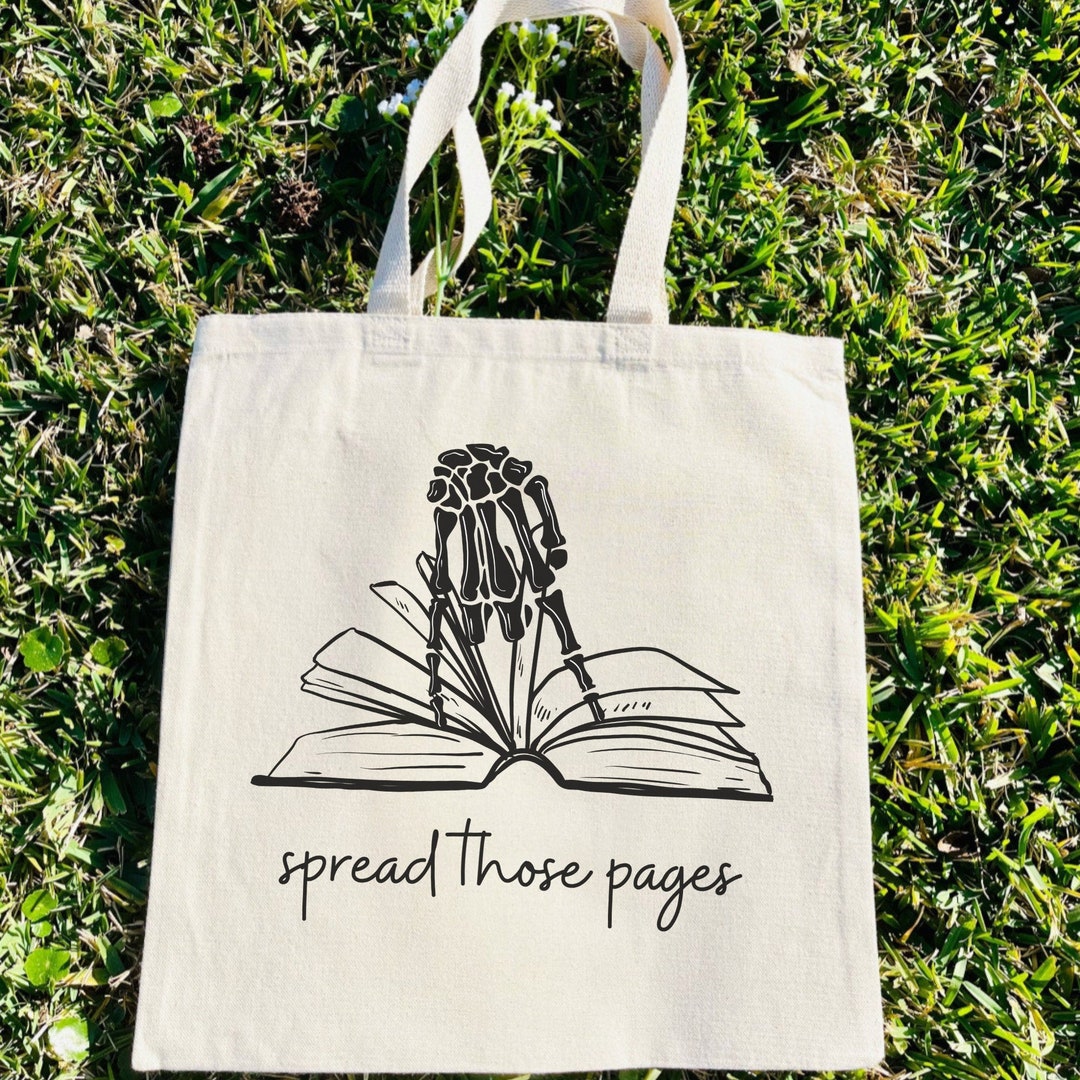 Book Tote Bag Canvas Tote Bag Aesthetic Book Lover Gift for Her, Book ...
