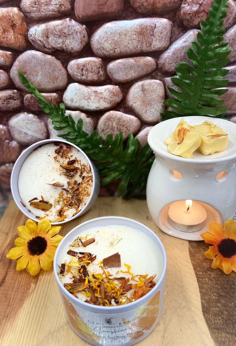 Sunshine, Sunflower, Sunshine Candle, Soy Candle, Uplifting, Happiness ...
