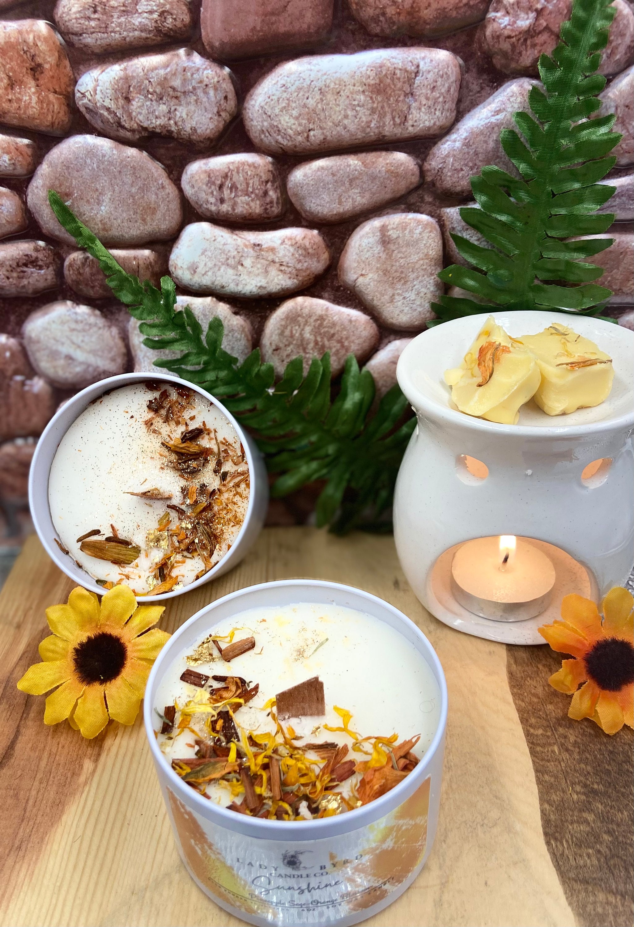 Sunshine, Sunflower, Sunshine Candle, Soy Candle, Uplifting, Happiness ...