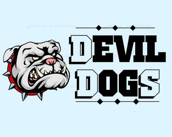 Usmc Devil Dog Svg - Etsy Australia