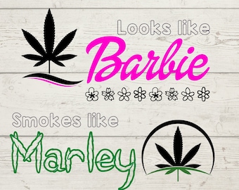 Cannabis Barbie Svg - Etsy