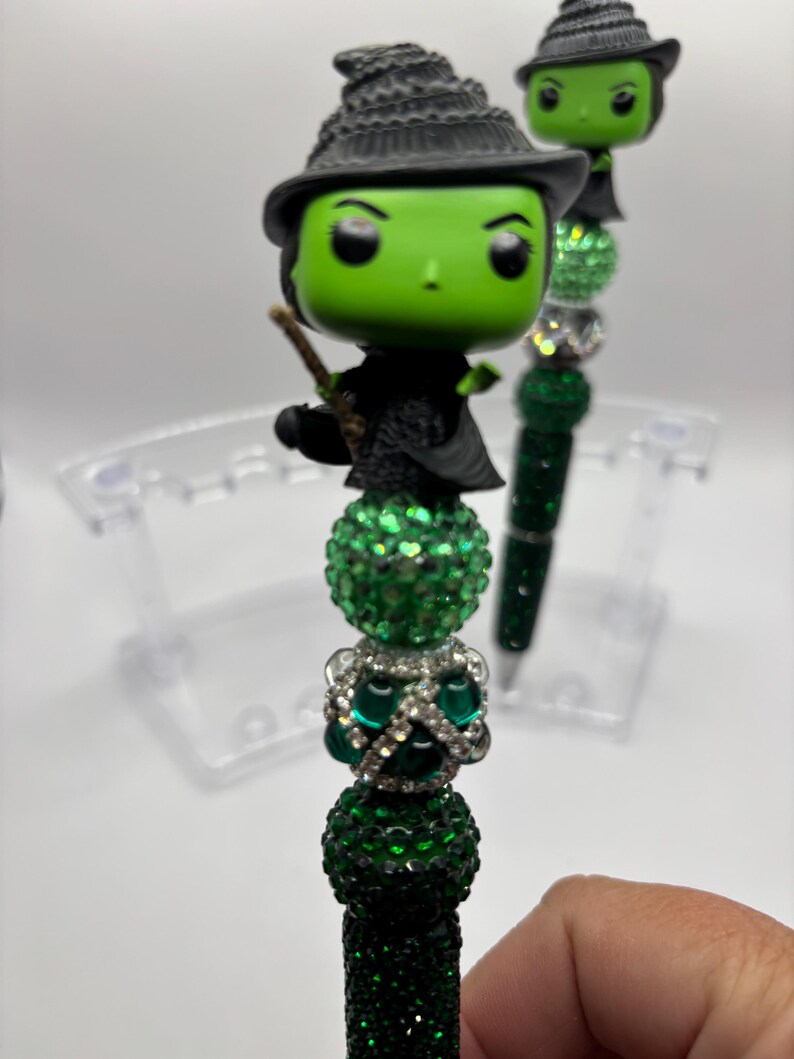 Wicked-inspired Beadable Pens – Glinda & Wicked Witch – Bling Pens ...