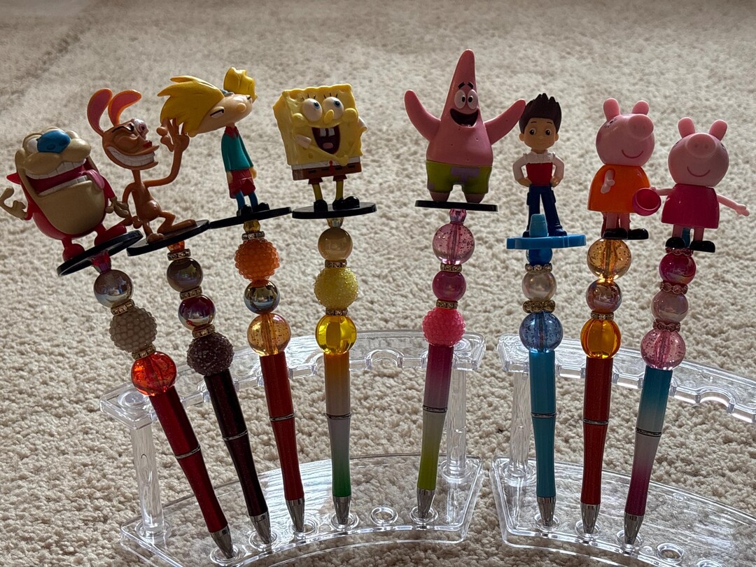 Nick TV Character Pens: Collectible Novelty Pens With Black Ink Refill ...