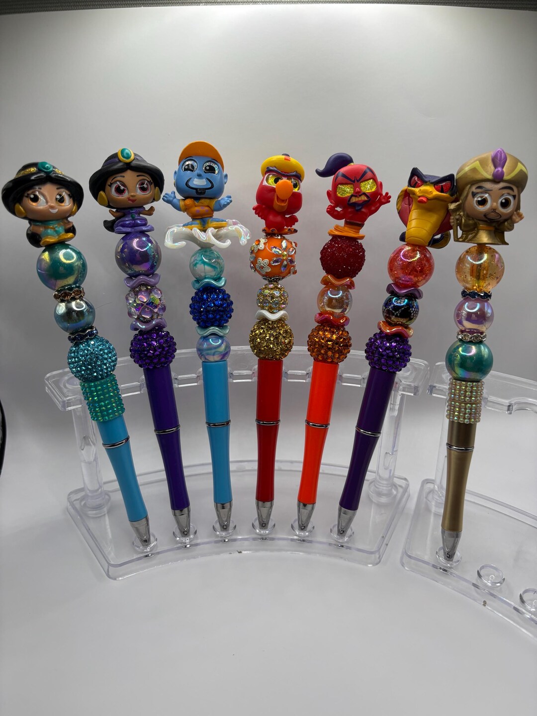 Aladdin Beaded Pen | Disney Princess, Genie, Jafar | Kids Party Favor ...