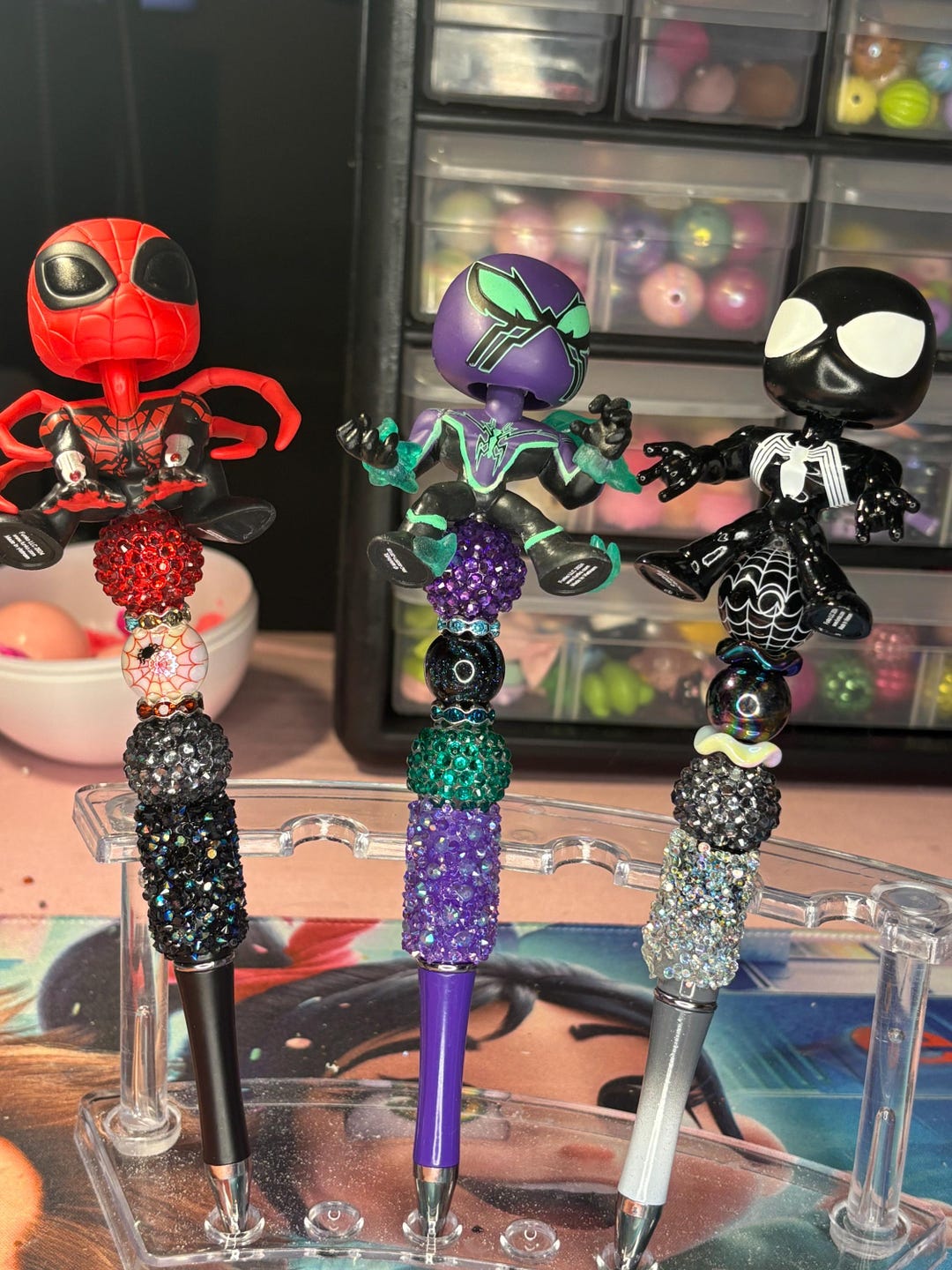 Spider-man Bobble Head Pen: Extra Ink Refill - Etsy