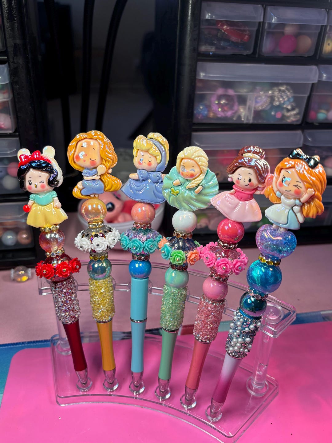 Character Princess Pen: Extra Black Ink Refill - Etsy