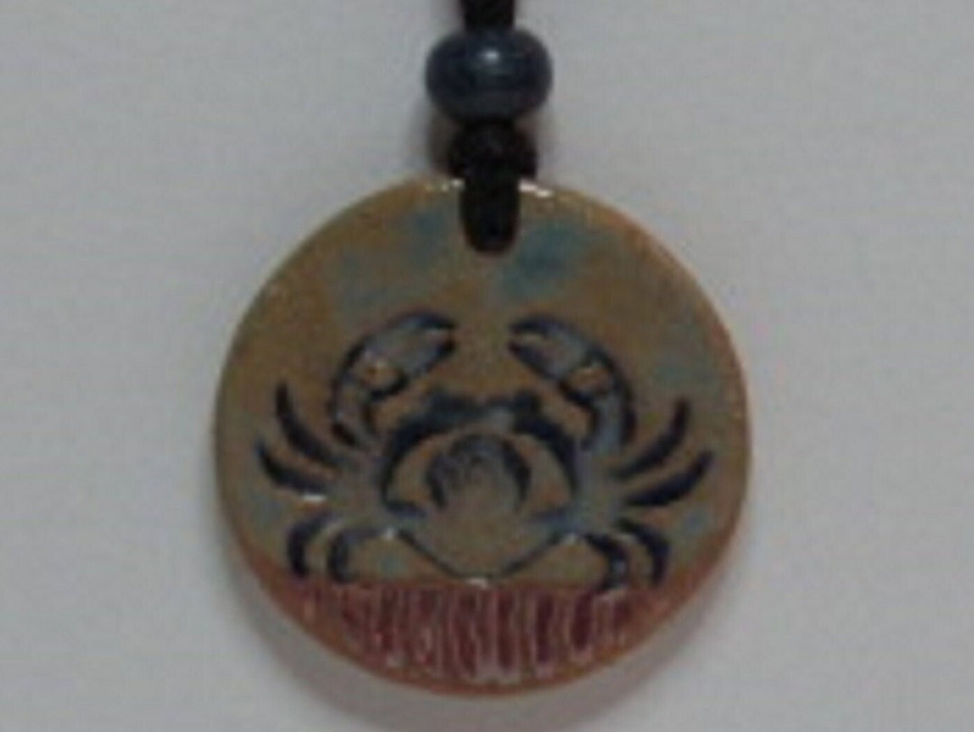 Hermit Crab Ceramic Necklace Nautical Theme Hippie Beads - Etsy