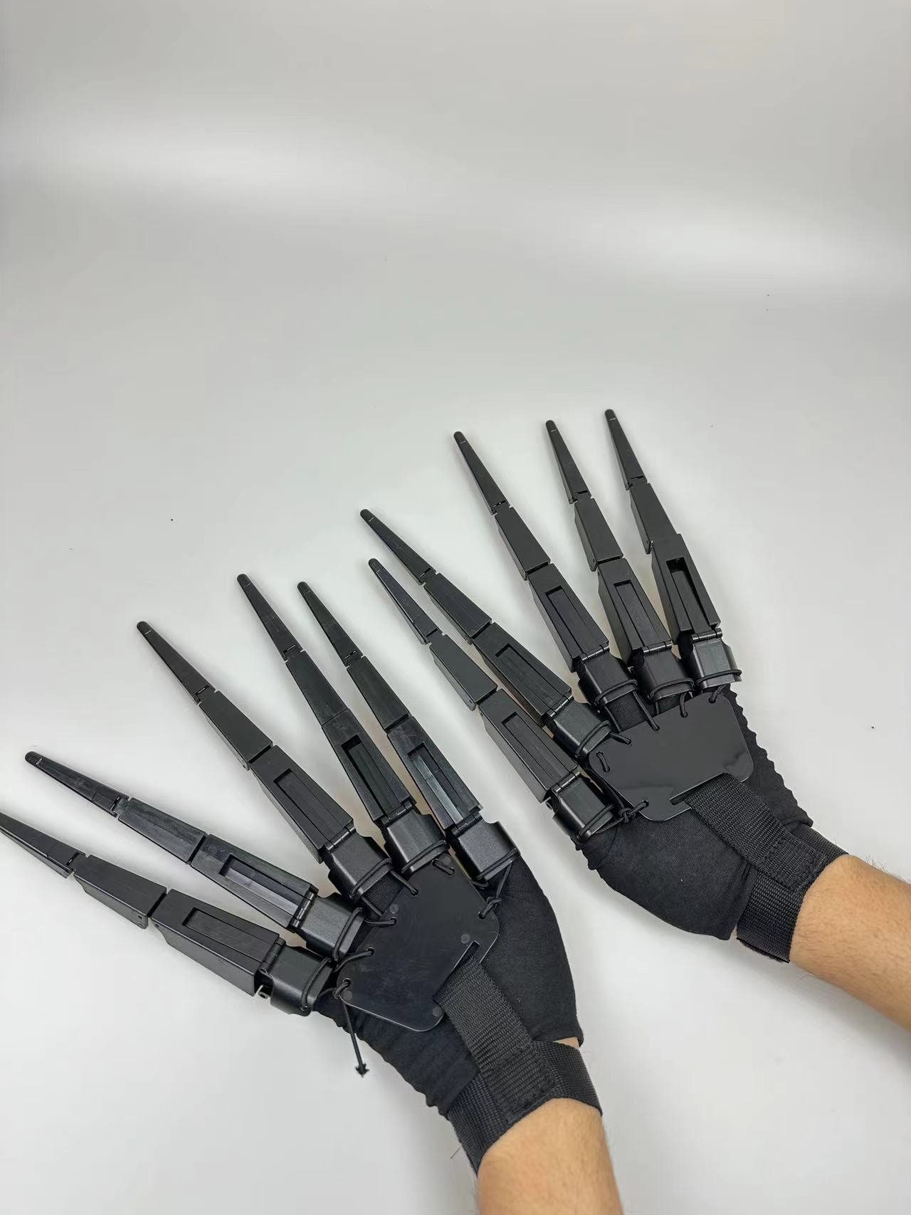 Halloween Party Mechanical Robot Gloves Black Technology Gloves ... Halloween Party Mechanical Robot Gloves Black Technology Gloves ...