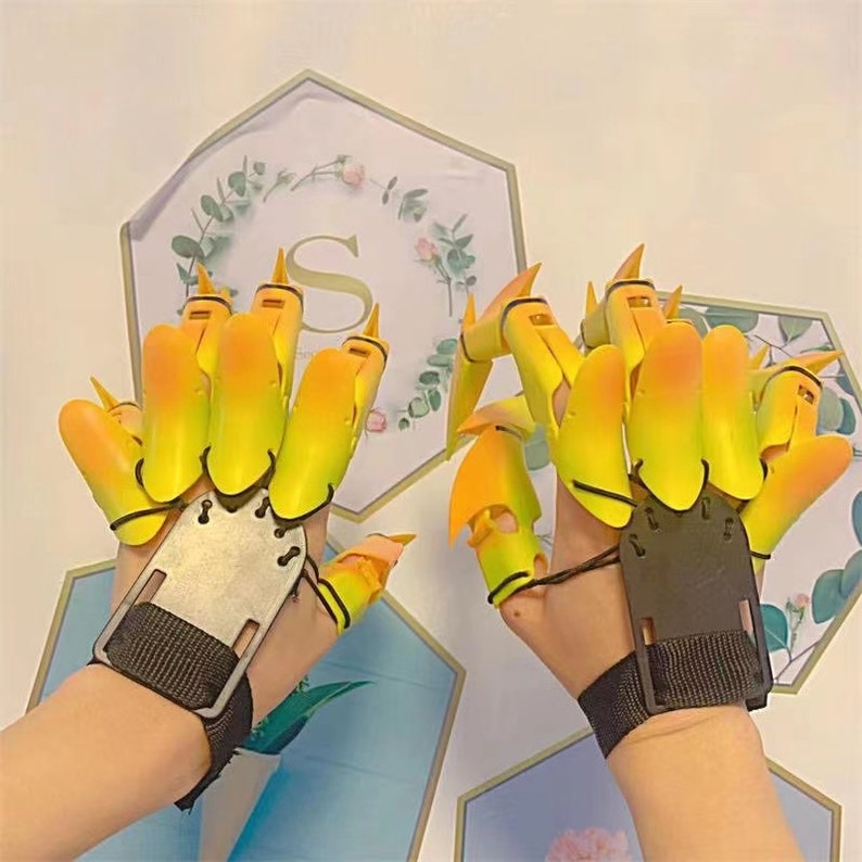 Halloween Party Mechanical Robot Gloves Black Technology Gloves ... Halloween Party Mechanical Robot Gloves Black Technology Gloves ...