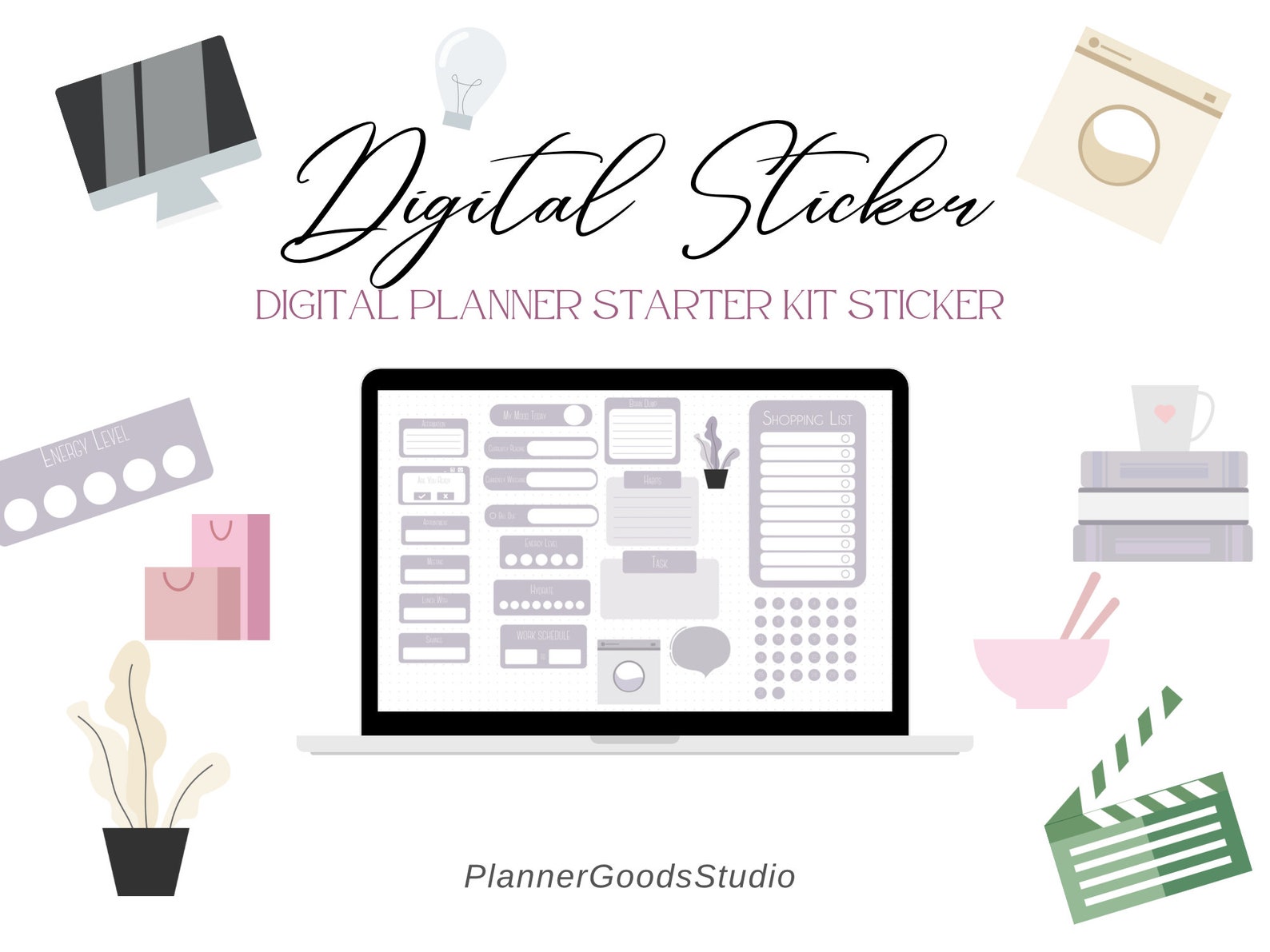 Goodnotes Digital Stickers,goodnotes Sticker Packs,digital Stickers ...