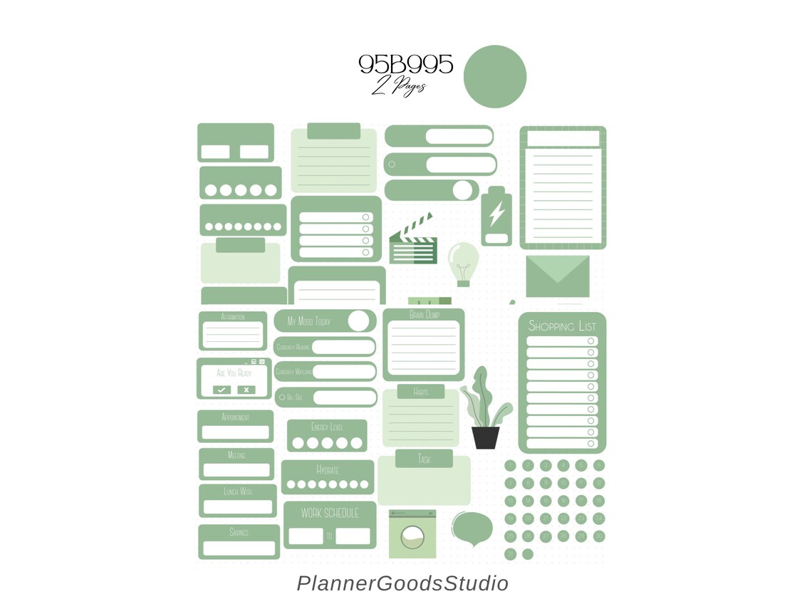 Goodnotes Digital Stickers,goodnotes Sticker Packs,digital Stickers ...