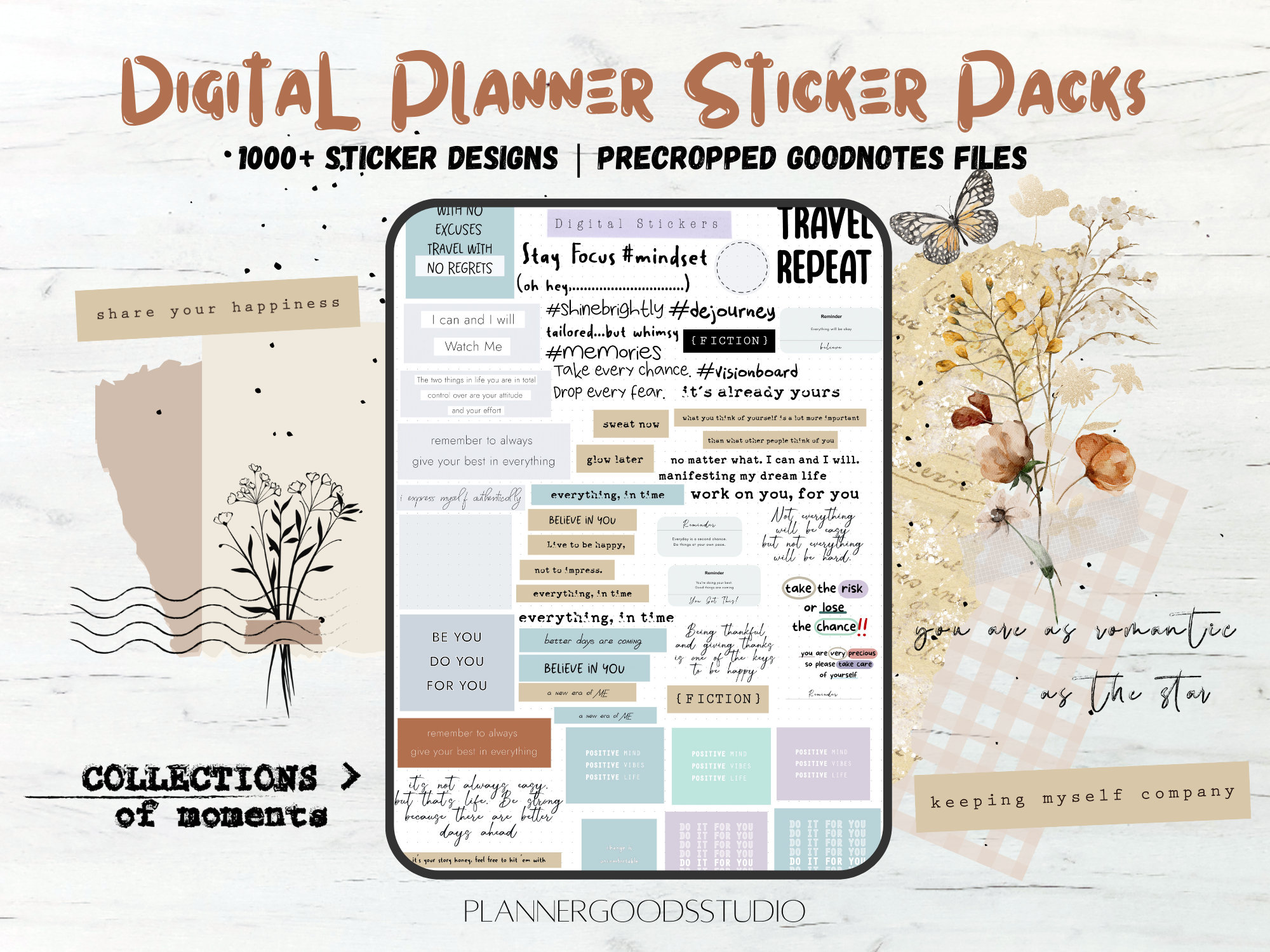 Mega Digital Sticker Packs | Vintage Stickers | Aesthetic Stickers ...