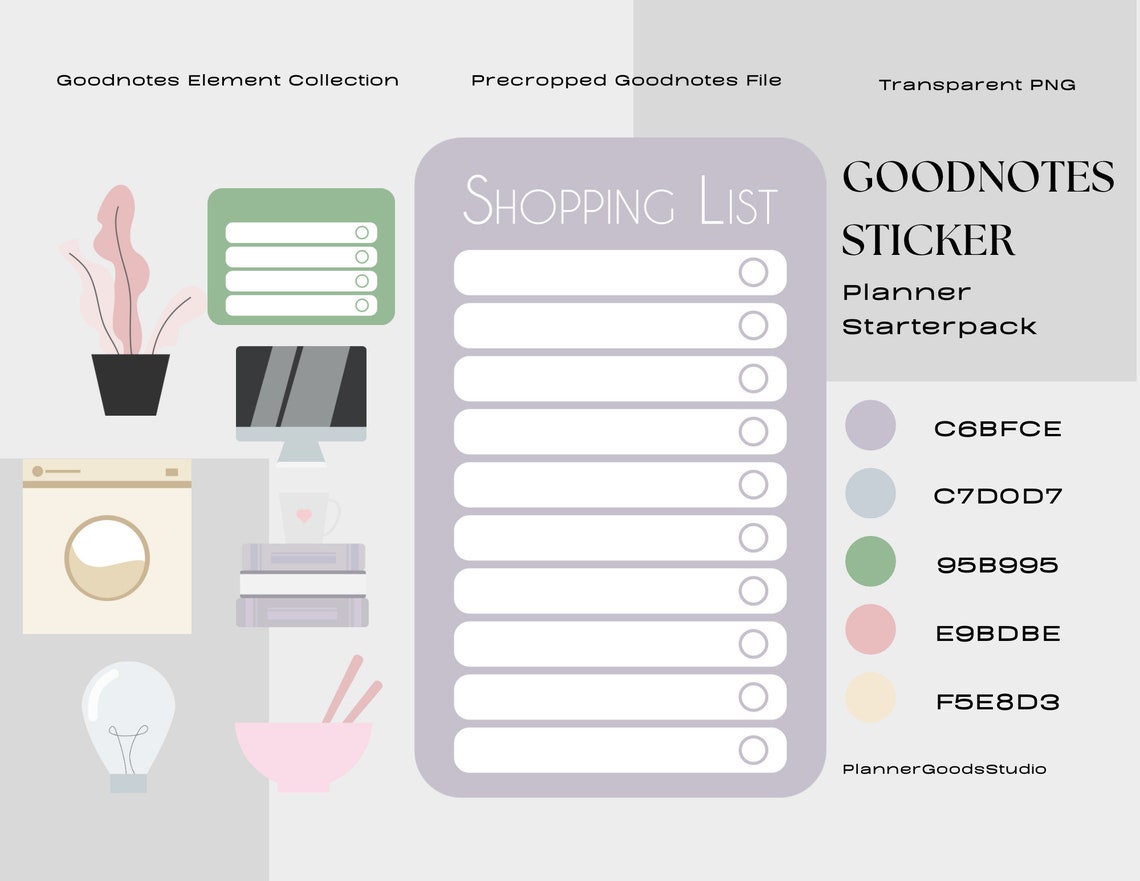 Goodnotes Digital Stickers,goodnotes Sticker Packs,digital Stickers ...