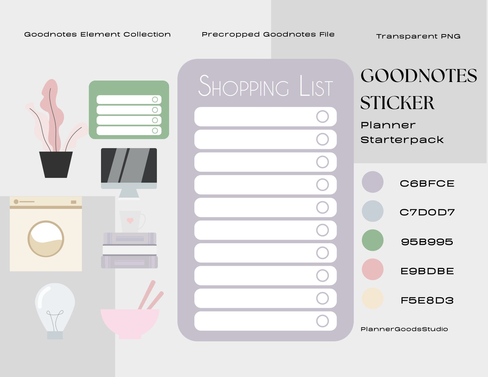 Goodnotes Digital Stickers,goodnotes Sticker Packs,digital Stickers ...