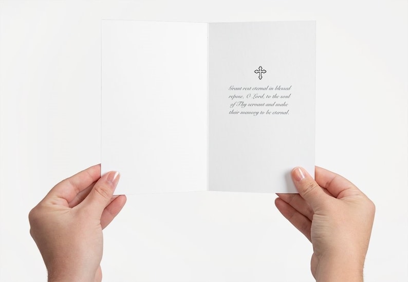 Memory Eternal Orthodox Sympathy Card Censer - Etsy