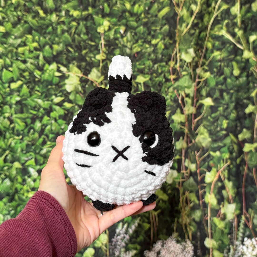 Crochet Loaf Cat Oreo Cute Cat Animal Mini Chubby Cat Amigurumi Cute ...