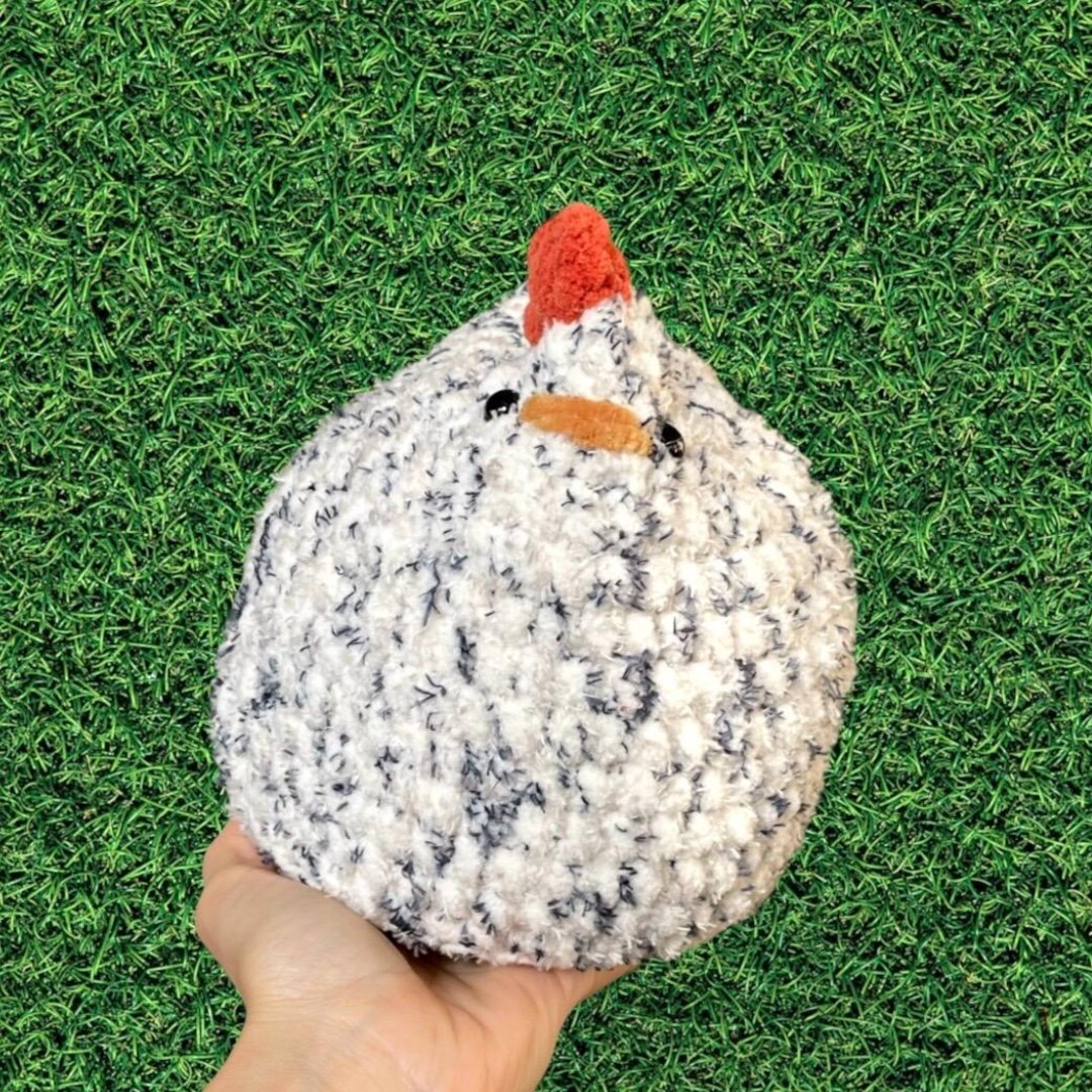 JUMBO Crochet Chickens Chicken Plushie Crochet Hen Crochet Rooster Farm ...