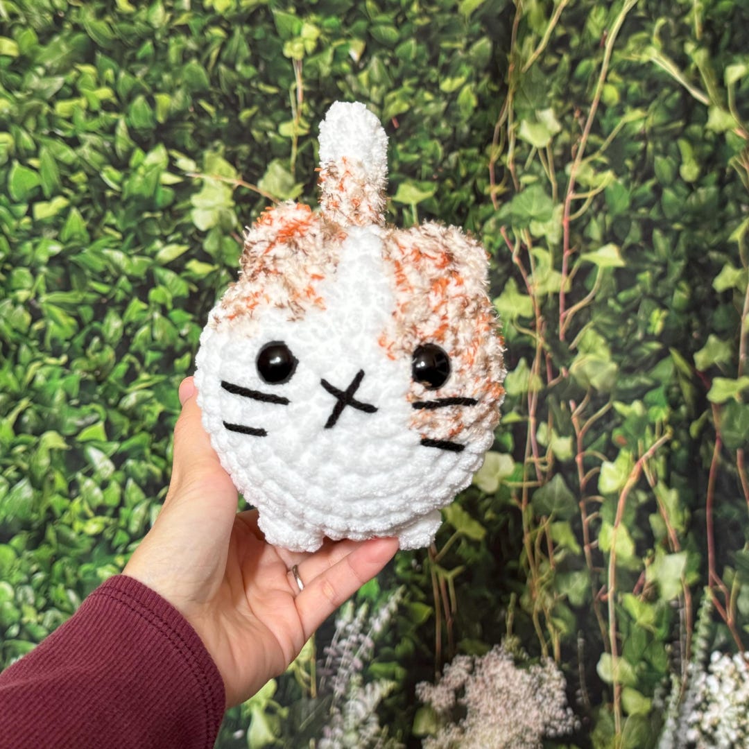 Crochet Loaf Cat Sally Cute Cat Animal Mini Chubby Cat Amigurumi Cute ...