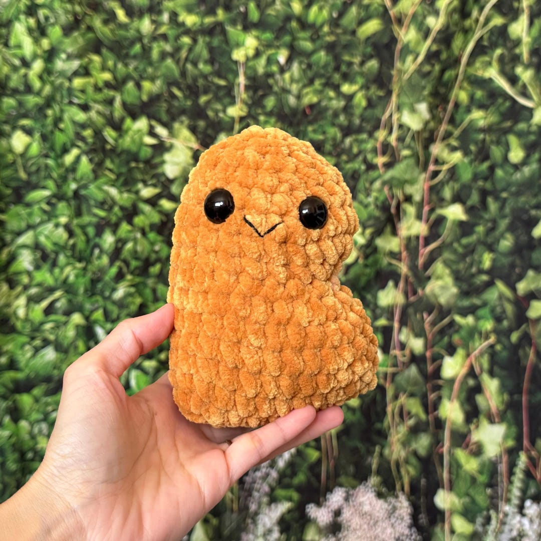 Crochet Chicken Nugget Plushie Food Amigurumi Cute Stuffed Food ...