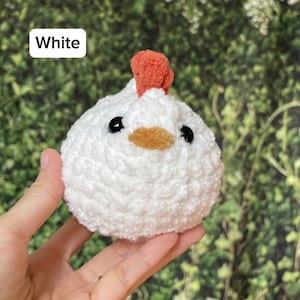 Crochet Chicken Plushie Farm Chickens Large Amigurumi Cute Stuffed ...