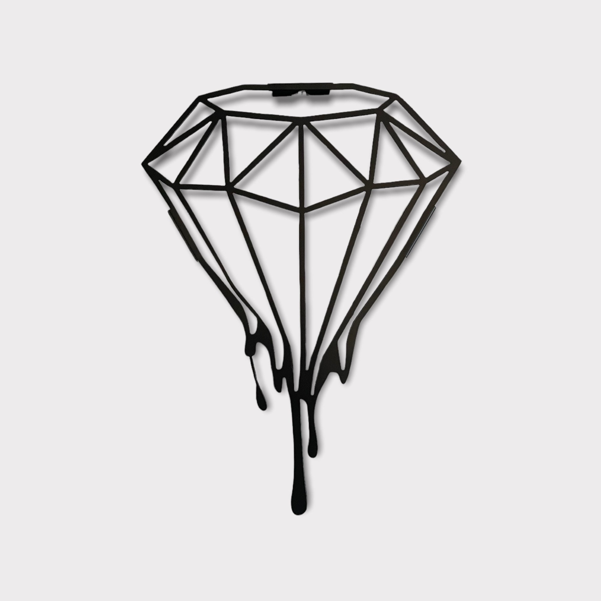 Dripping Diamond Wall Art - Etsy