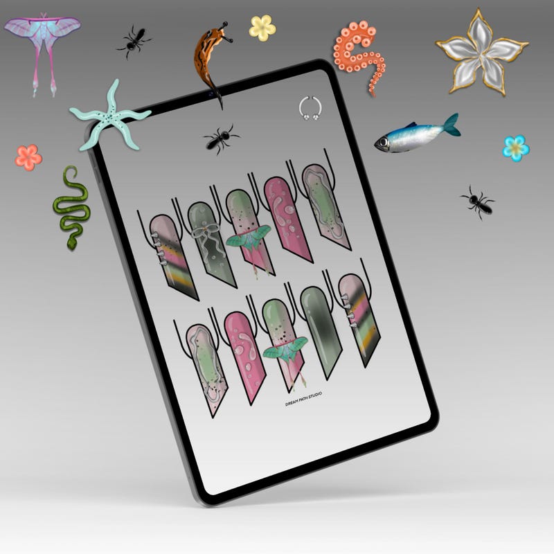 Nail Insect Stickers - Etsy