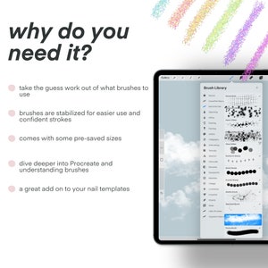 Procreate Nail Art Brush Set: 20 Glitter & Texture Brushes (procreate ...