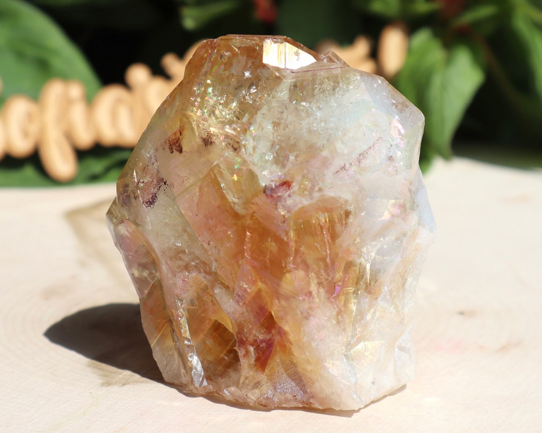 Citrine (heat-treated) Aura Point | Solar Plexus Chakra | Stones From ...
